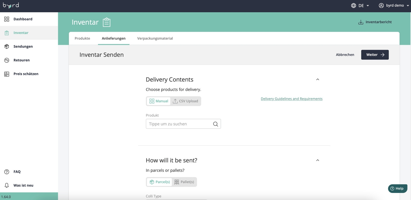 So funktioniert byrds Fulfillment Dashboard | byrd